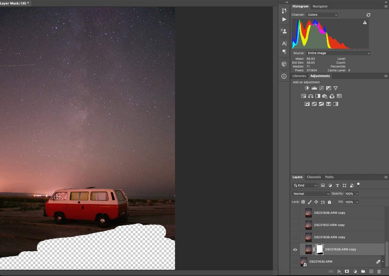 How To Stack Images In Photoshop For Astrophotography