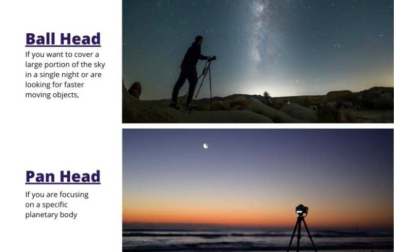 Ball Head Vs. Pan Head